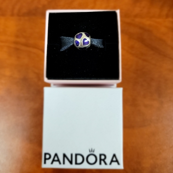 Pandora | Jewelry | Authentic Pandora Retired Vintage Violet Enamel ...